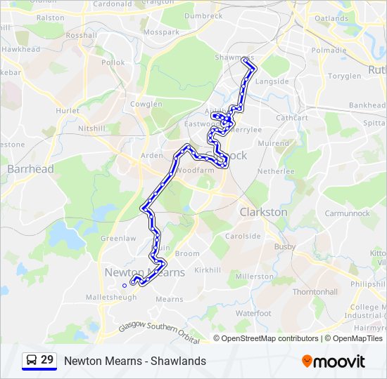 29 Route: Schedules, Stops & Maps - Shawlands (Updated)