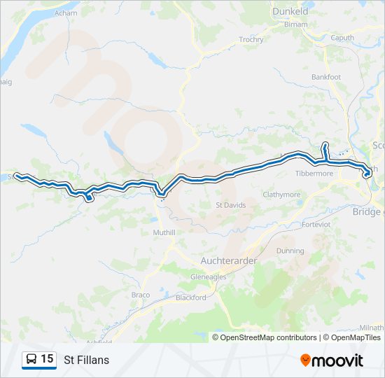 15 Route: Schedules, Stops & Maps - St Fillans (Updated)