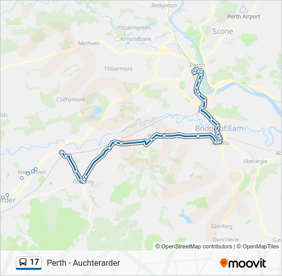 17 Route: Schedules, Stops & Maps - Perth (Updated)