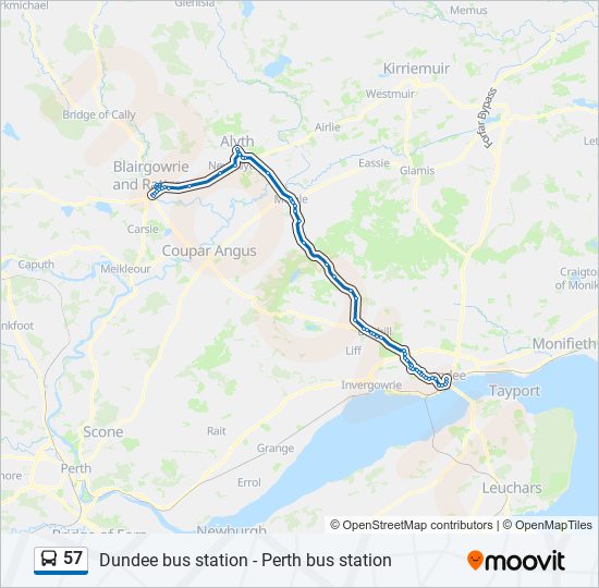 57 Route: Schedules, Stops & Maps - Blairgowrie (Updated)