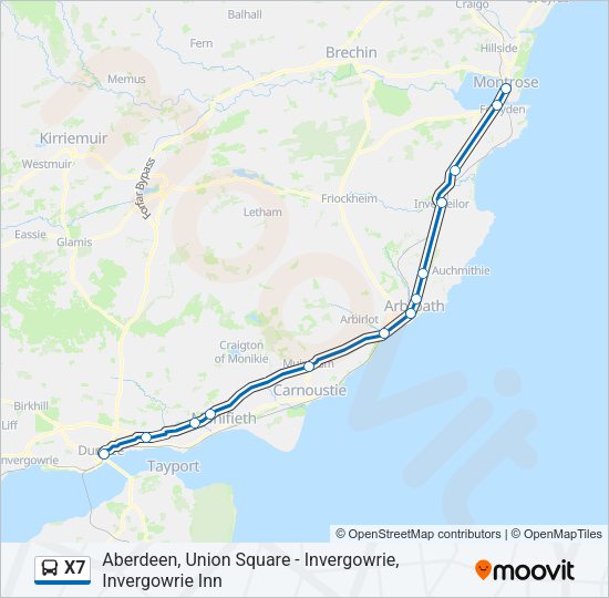 x7 Route: Schedules, Stops & Maps - Montrose (Updated)