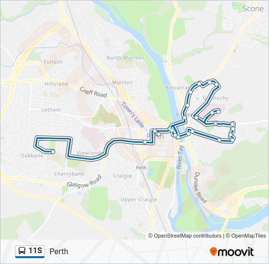 11s Route: Schedules, Stops & Maps - Perth (Updated)