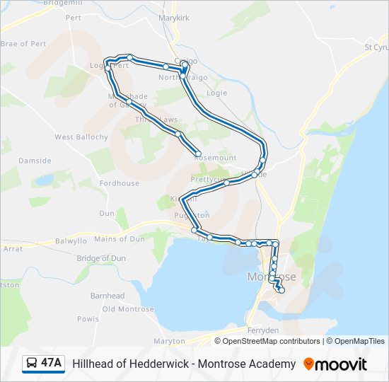 47A Route: Schedules, Stops & Maps - Hillside (Updated)