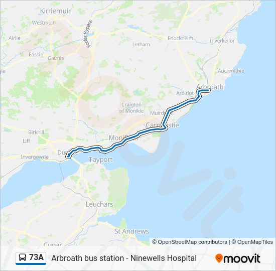 73a Route: Schedules, Stops & Maps - Dundee City Centre (Updated)