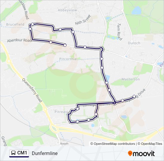 cm1 Route: Schedules, Stops & Maps - Pitcorthie (Updated)