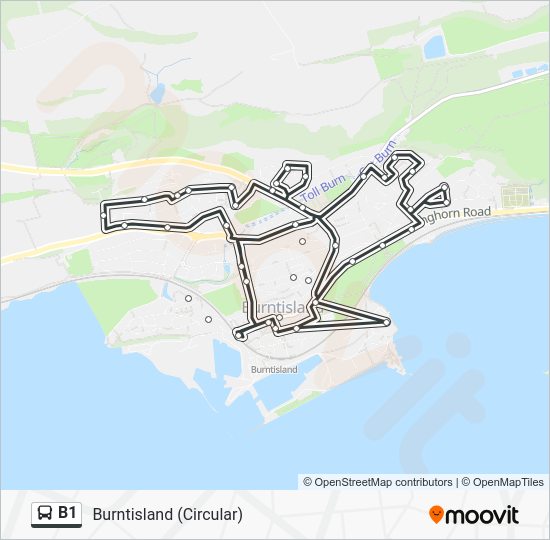 B1 Route: Schedules, Stops & Maps - Burntisland (Updated)