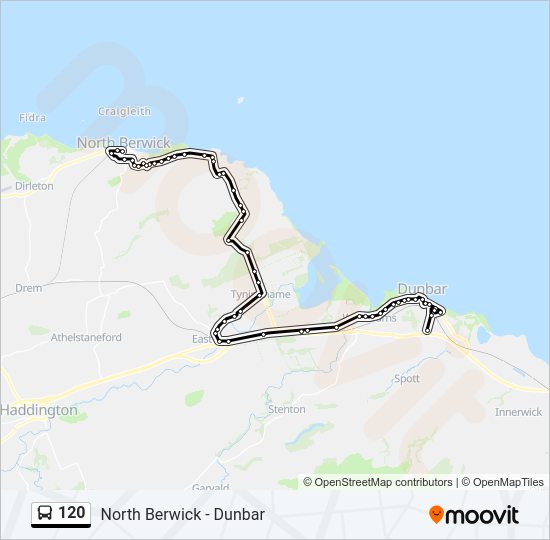 120 Route: Schedules, Stops & Maps - Dunbar (Updated)