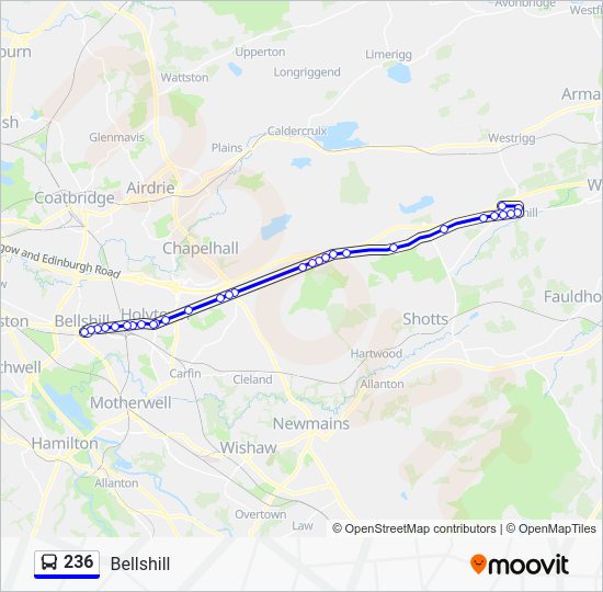 236 Route: Schedules, Stops & Maps - Bellshill (Updated)