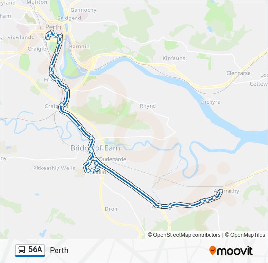 56A Route: Schedules, Stops & Maps - Perth (Updated)
