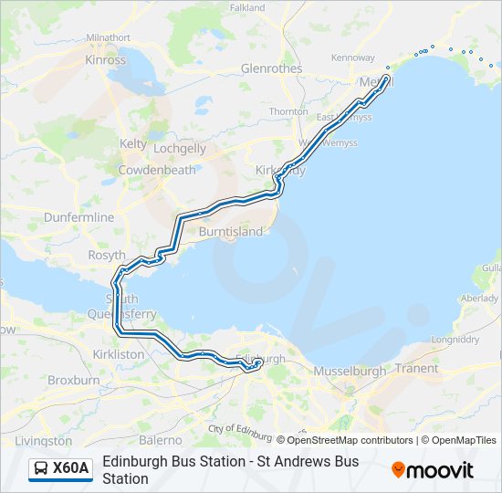 x60a Route: Schedules, Stops & Maps - Edinburgh (Updated)