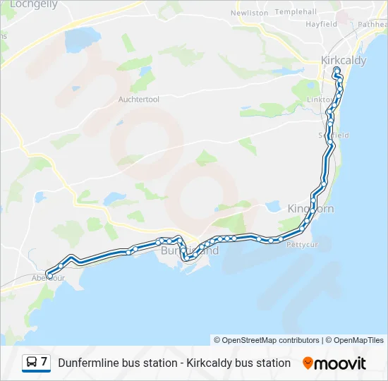 7 Route: Schedules, Stops & Maps - Aberdour (Updated)