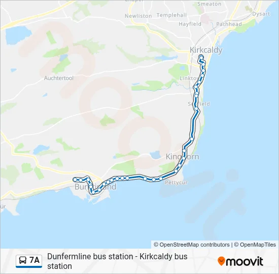 7A Route: Schedules, Stops & Maps - Burntisland (Updated)