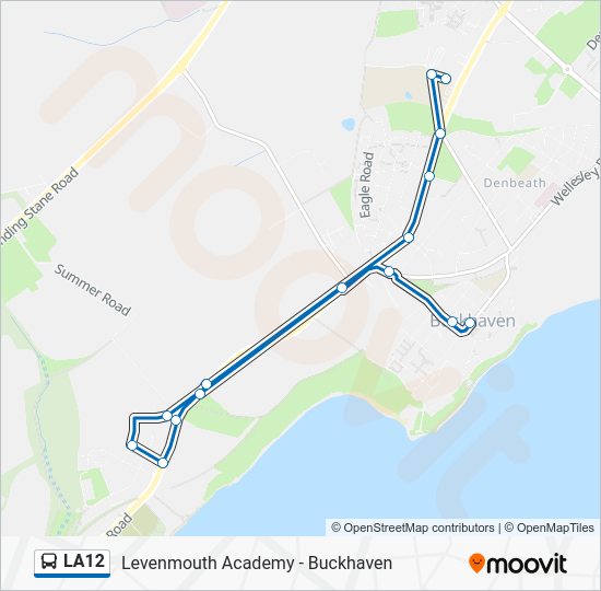 la12 Route: Schedules, Stops & Maps - Buckhaven (Updated)