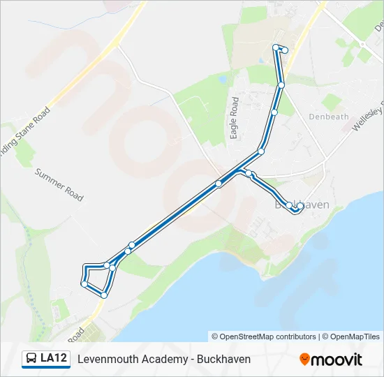 LA12 Route: Schedules, Stops & Maps - Buckhaven (Updated)
