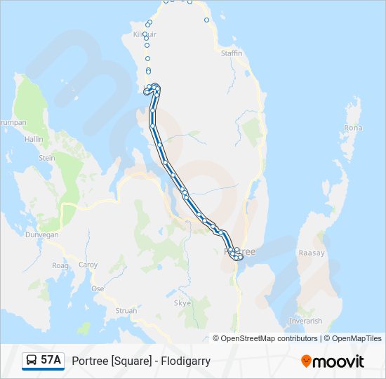 57A Route: Schedules, Stops & Maps - Portree (Updated)