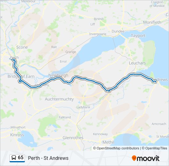 65 Route: Schedules, Stops & Maps - St Andrews (Updated)