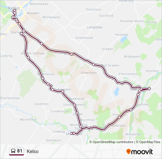 81 Route: Schedules, Stops & Maps - Kelso (Updated)