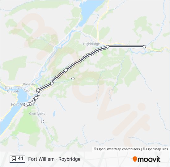 41 Route: Schedules, Stops & Maps - Fort William (Updated)