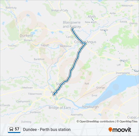 57 Route: Schedules, Stops & Maps - Perth (Updated)