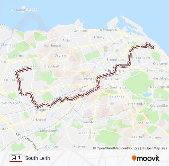 1 Route: Schedules, Stops & Maps - Clermiston (Updated)