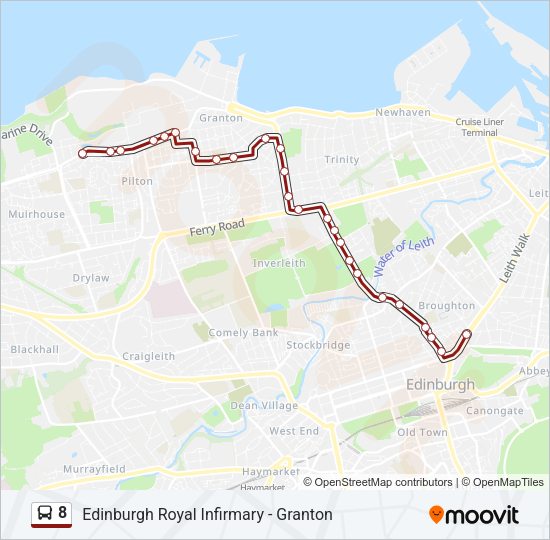 8 Route: Schedules, Stops & Maps - Broughton (Updated)