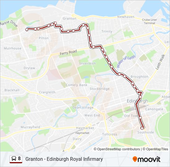 8 Route: Schedules, Stops & Maps - South Side (Updated)