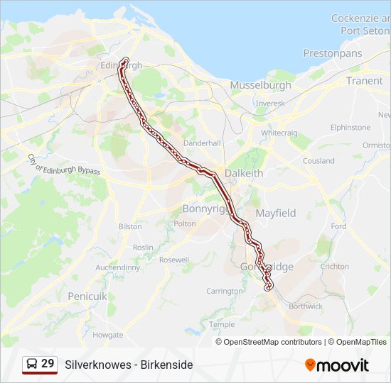 29 Route: Schedules, Stops & Maps - Broughton (Updated)