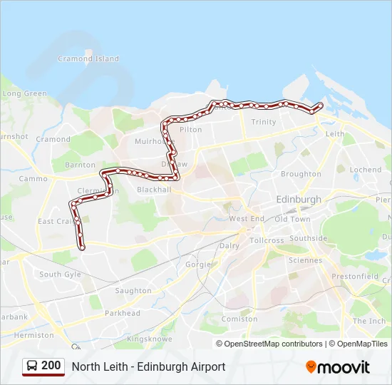 200 Route: Schedules, Stops & Maps - Corstorphine (Updated)