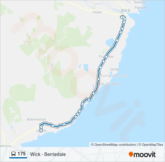 175 Route: Schedules, Stops & Maps - Lybster (Updated)