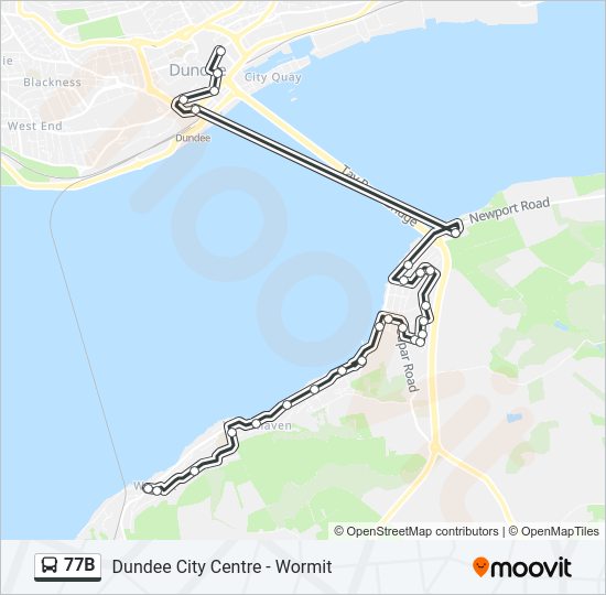 77b Route: Schedules, Stops & Maps - Wormit (Updated)