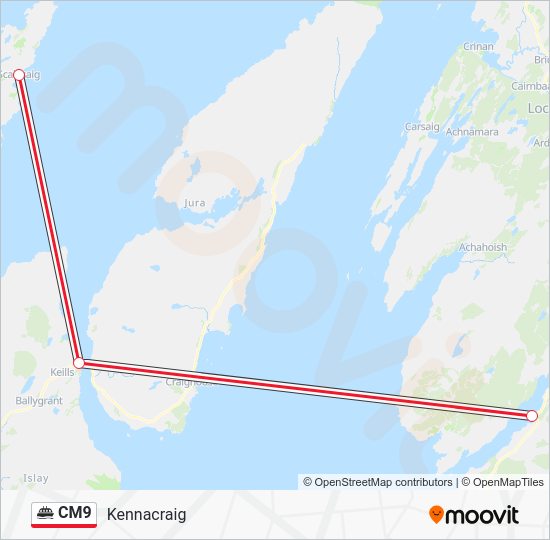 cm9 Route: Schedules, Stops & Maps - Kennacraig (Updated)