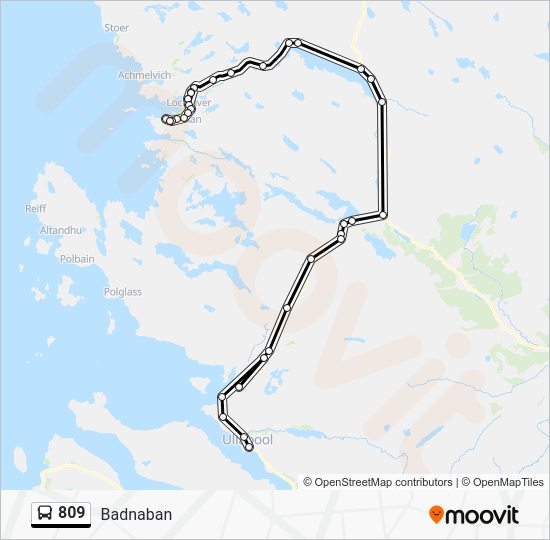809 Route: Schedules, Stops & Maps - Badnaban (Updated)