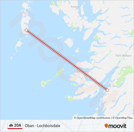 20a Route: Schedules, Stops & Maps - Lochboisdale (Updated)