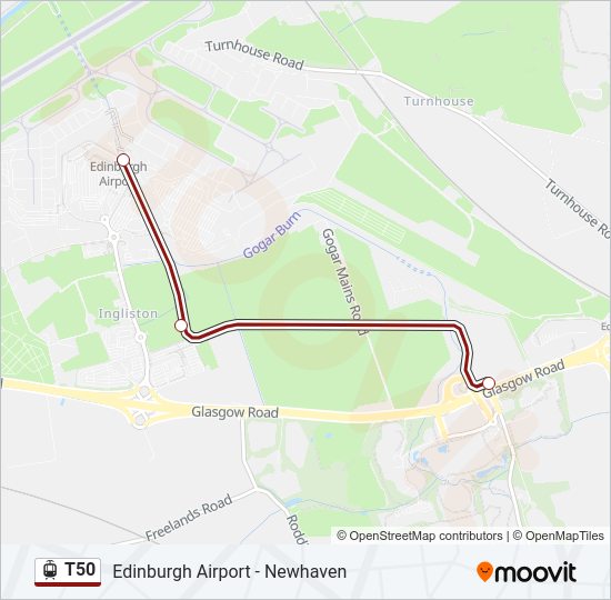 t50 Route: Schedules, Stops & Maps - Gogar (Updated)