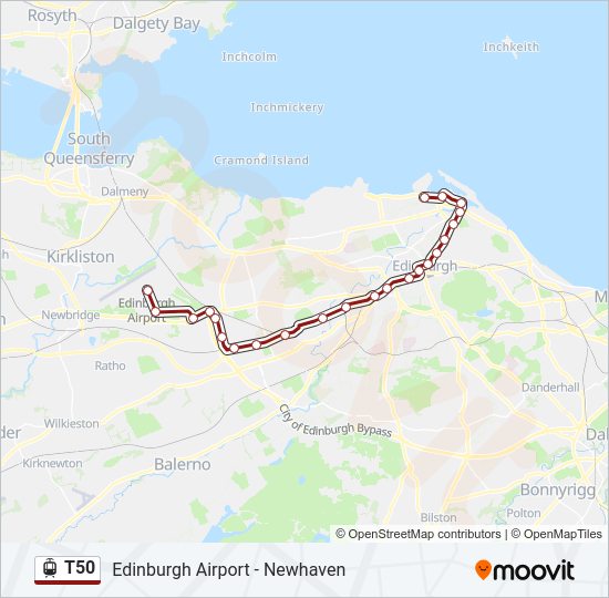 t50 Route: Schedules, Stops & Maps - Newhaven (Updated)