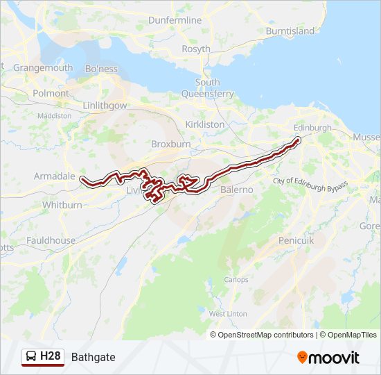 H28 Route: Schedules, Stops & Maps - Bathgate (Updated)