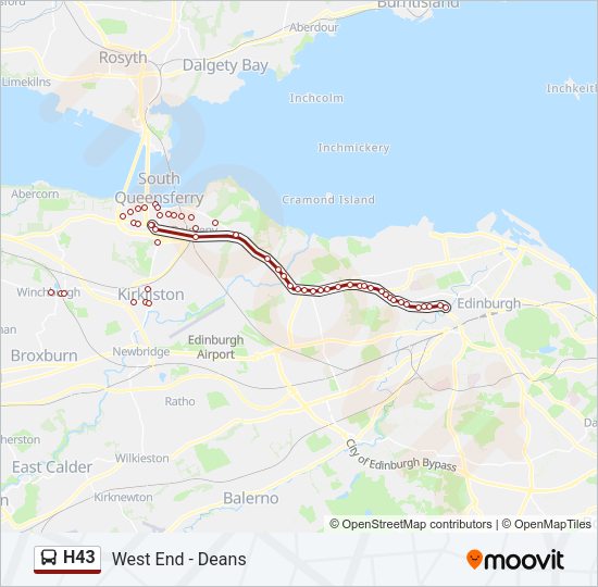 H43 Route: Schedules, Stops & Maps - Dean (Updated)