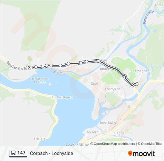 147 Route: Schedules, Stops & Maps - Lochyside (Updated)
