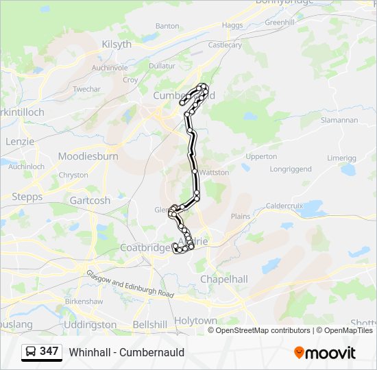 347 Route: Schedules, Stops & Maps - Cumbernauld (Updated)