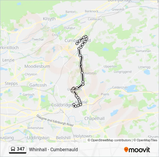 347 Route: Schedules, Stops & Maps - Cumbernauld (Updated)
