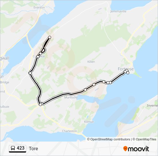 423 Route: Schedules, Stops & Maps - Tore (Updated)