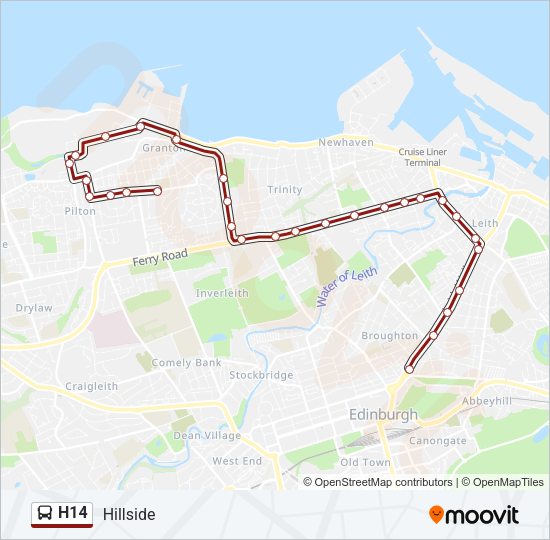 H14 Route: Schedules, Stops & Maps - Hillside (Updated)