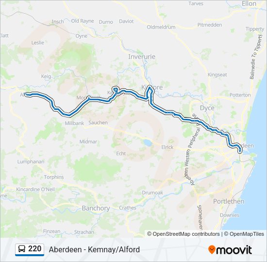 220 Route: Schedules, Stops & Maps - Alford (Updated)