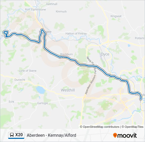 x20 Route: Schedules, Stops & Maps - Aberdeen (Updated)