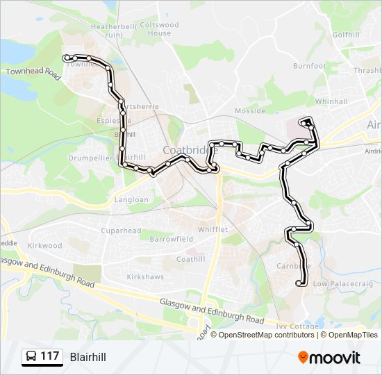 117 Route: Schedules, Stops & Maps - Blairhill (Updated)