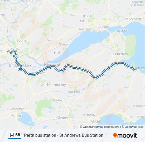 65 Route: Schedules, Stops & Maps - Oakbank (Updated)