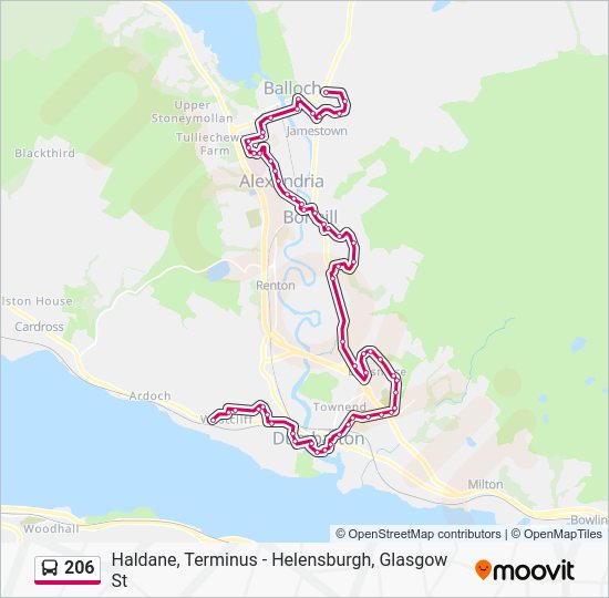 206 Route: Schedules, Stops & Maps - Westcliff (Updated)