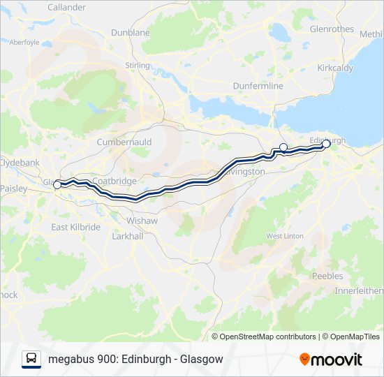 MEGABUS 900 Route: Schedules, Stops & Maps - Glasgow (Updated)