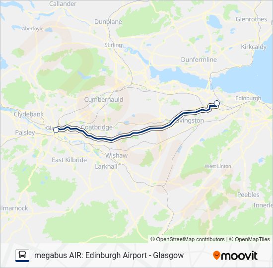 MEGABUS AIR Route: Schedules, Stops & Maps - Edinburgh Airport (Updated)