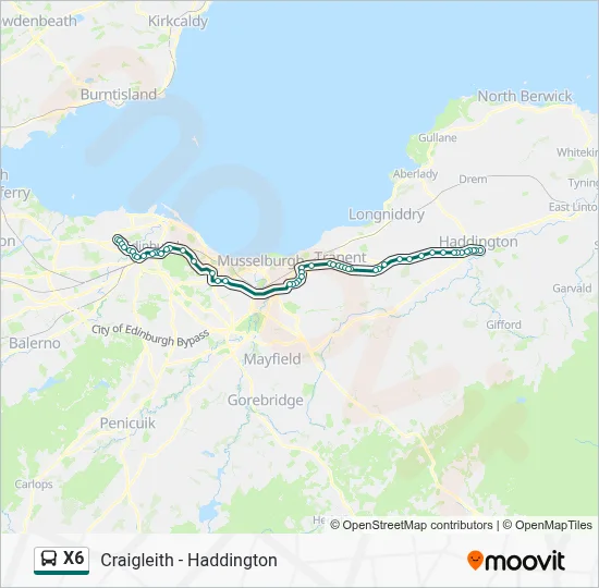 X6 Route: Schedules, Stops & Maps - Craigleith (Updated)